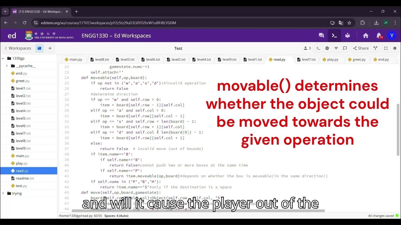 HKU ENGG1330 group project E2-2 Game Demo ver1.1 - YouTube