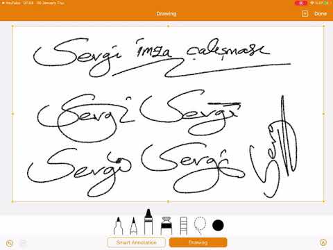 Sevgi imza