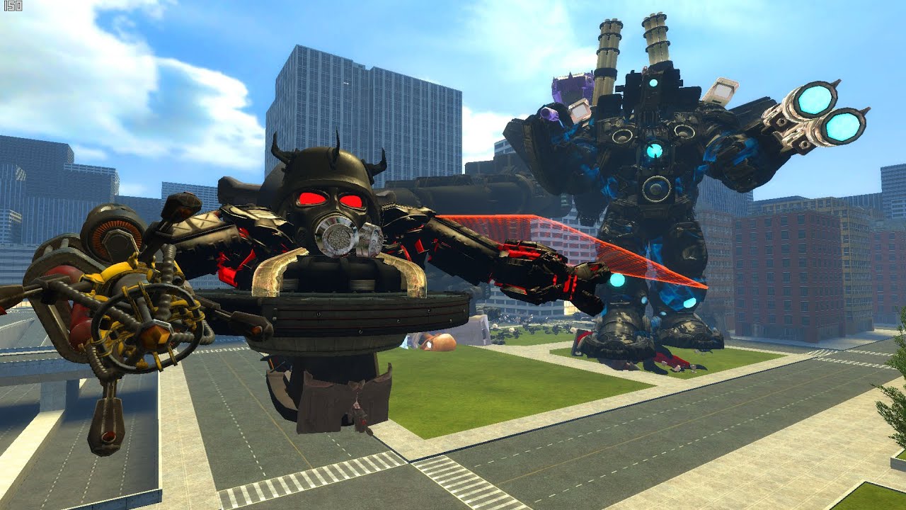 ASTRO JUGGERNAUT VS UPGRADE CAMERAMAN TITAN In Garry's Mod! - YouTube