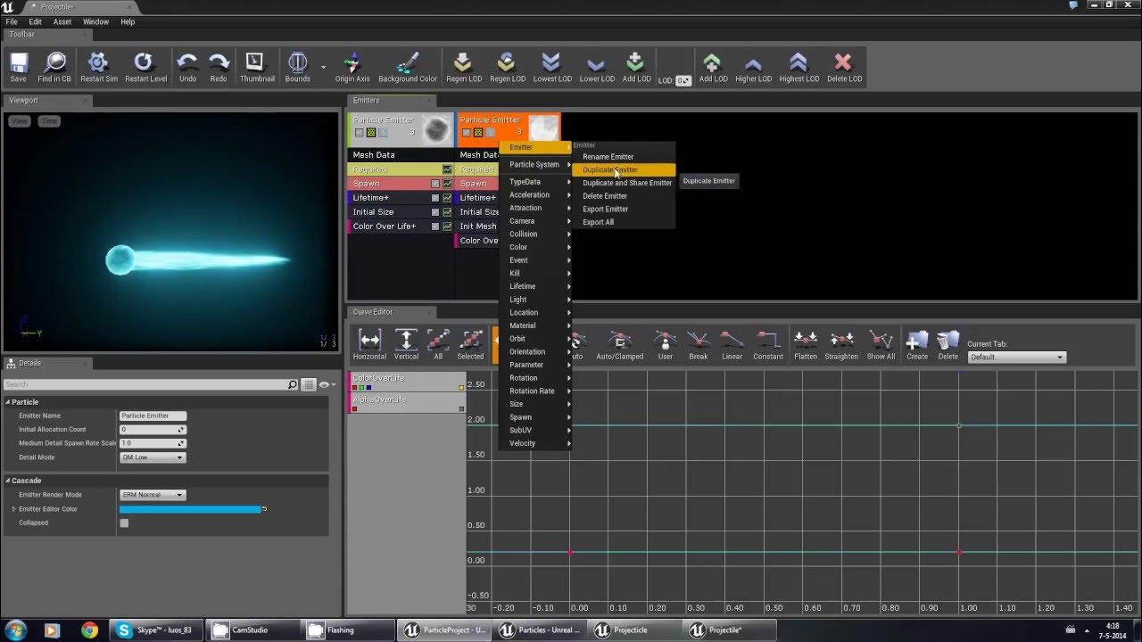 How to: Mesh based particle for UE4 part 4 - The Particle - YouTube