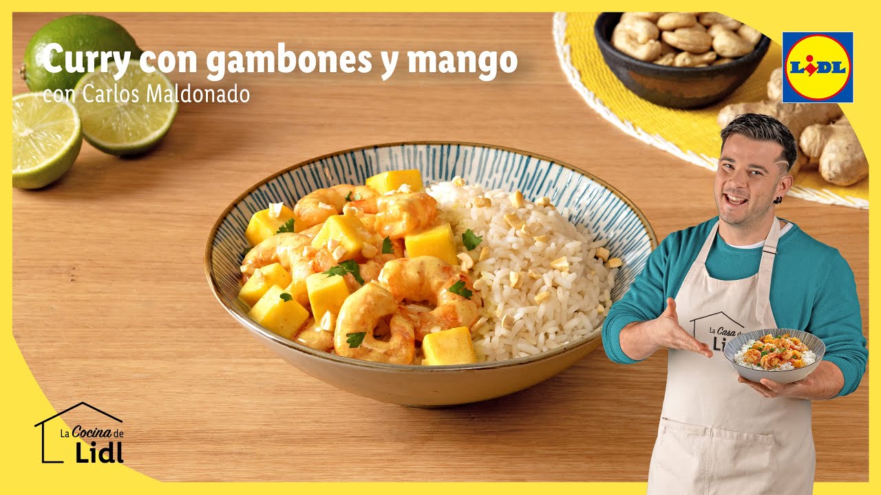 En DIRECTO Curry de gambones y mango 🤩 | Lidl España - YouTube