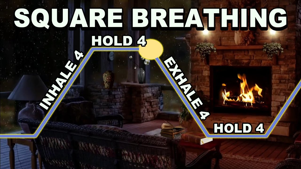 Square Breathing Technique Guided By Calming Sounds - YouTube