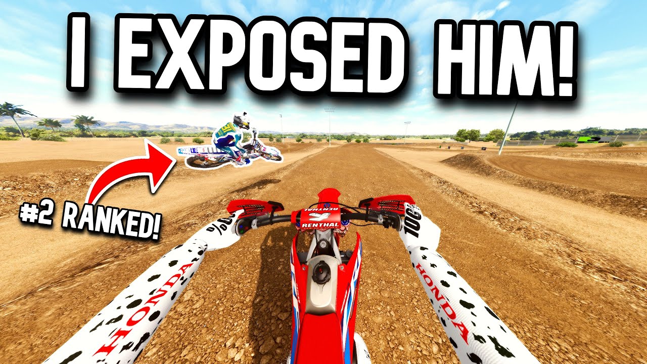 RACING THE #2 RANKED PLAYER IN MX BIKES! - YouTube