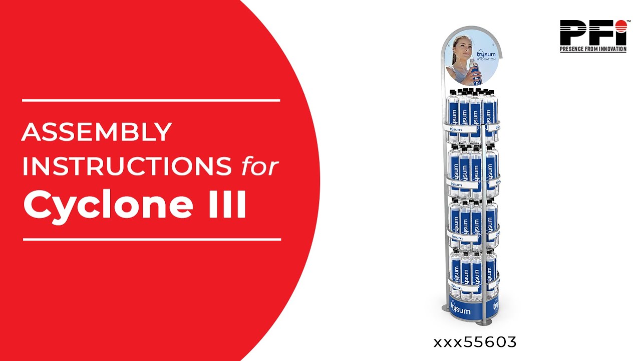 Cyclone III Wire Rack Assembly Instructions - YouTube