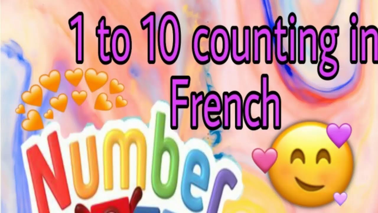 Learn French Counting 1 to 10 in just 2 minutes😍😍 - YouTube