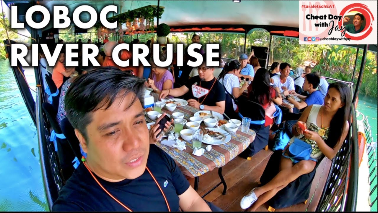 LOBOC RIVER CRUISE BUFFET (BOHOL TOUR!) | Cheat Day with Jay - YouTube