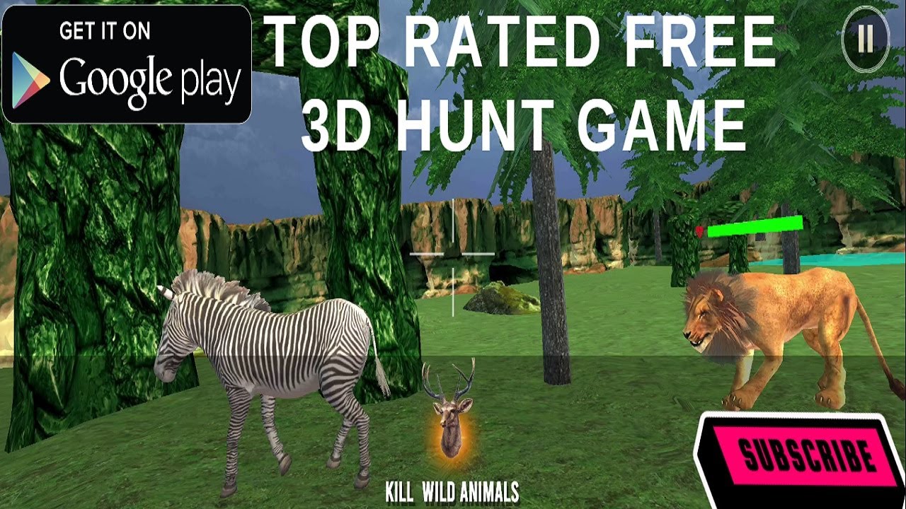 Animal Hunter-Deer Hunting Sim - 3D Free Top Rated Game - Real Game ...