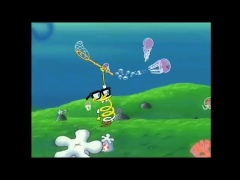 Spongebob's Chasing Jellyfish As Coil Spring For 10 Hours! (Tom Cat ...