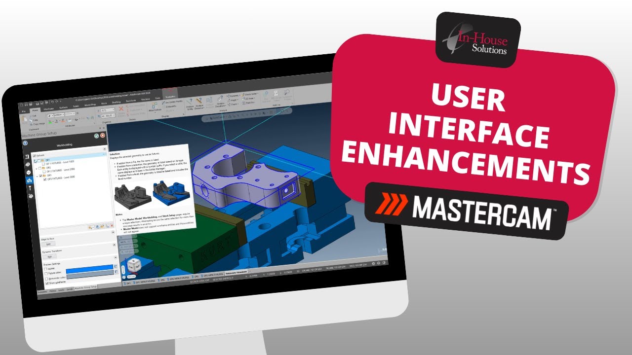 How Mastercam 2026 Streamlines the User Interface - YouTube
