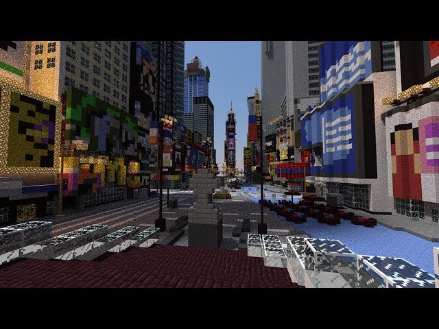 Minecraft Times Square GN] Times Square Minecraft Map