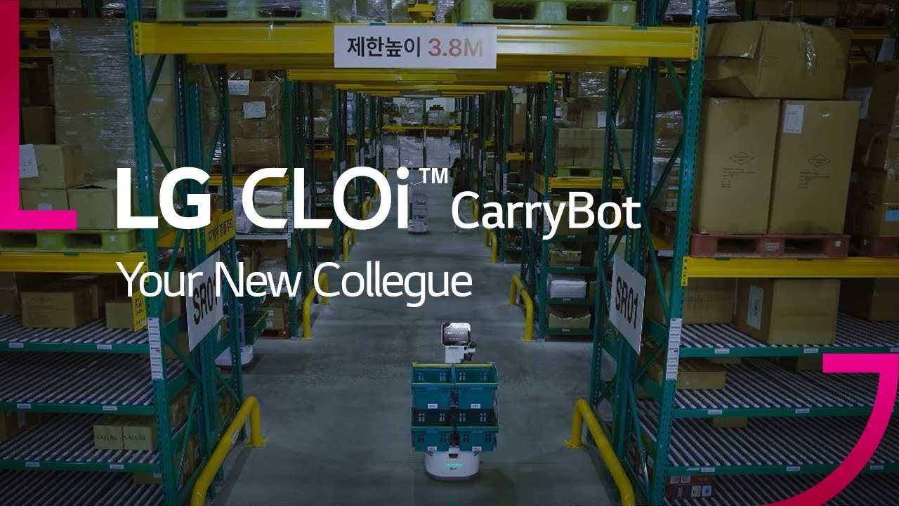 LG CLOi CarryBot : YOUR NEW COLLEGUEㅣ LG - YouTube