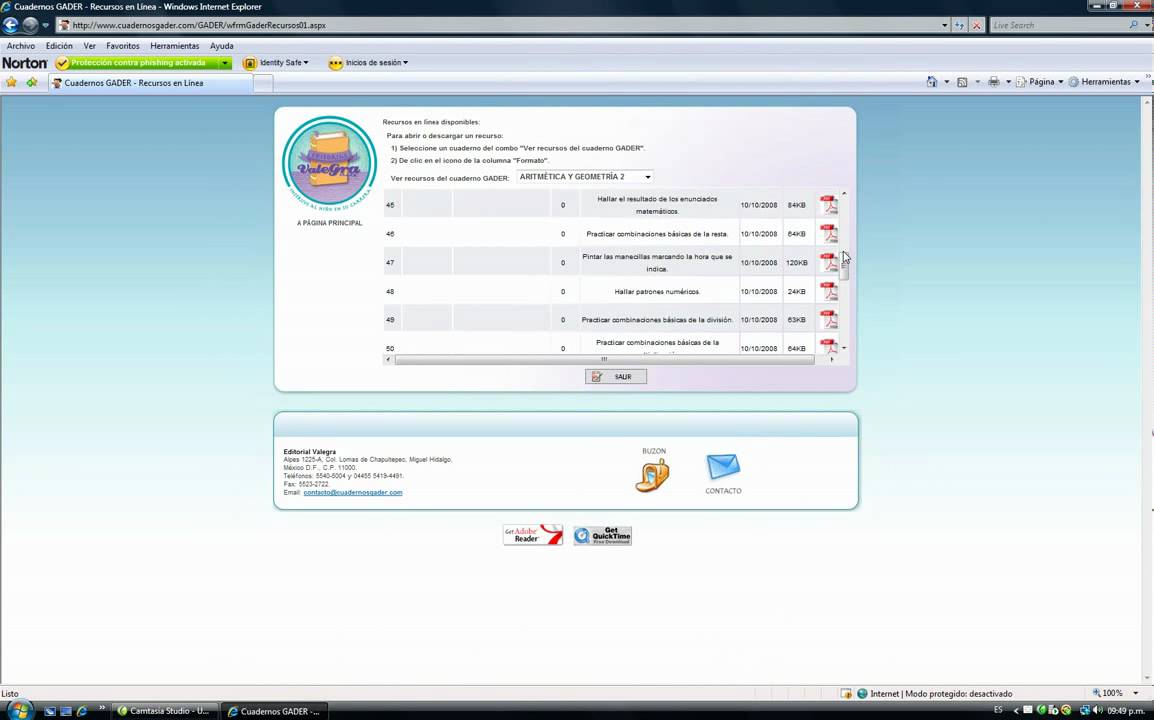 Cuadernos GADER Página Web - YouTube