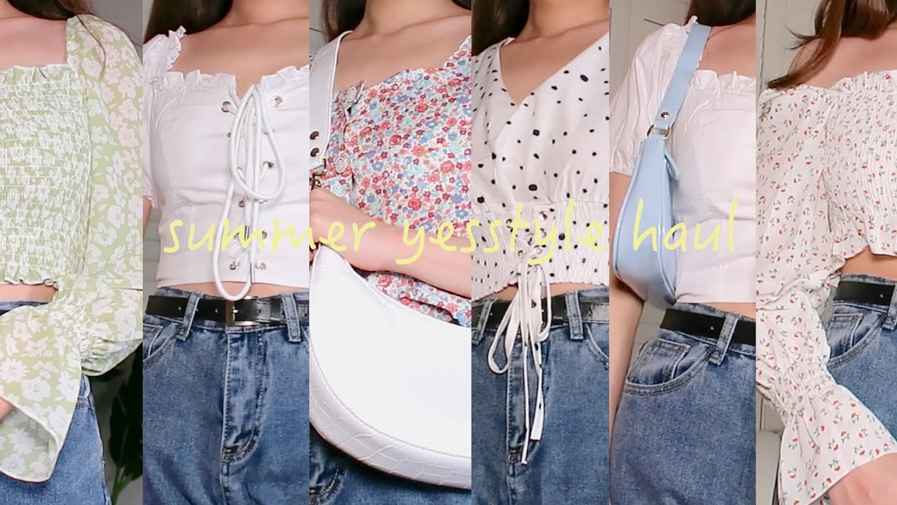 Summer YesStyle Haul! First Impressions & Try On Review - YouTube