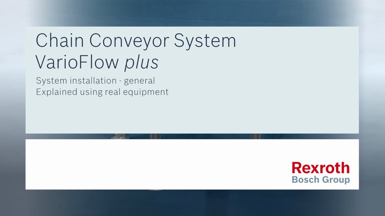 How to assemble a VarioFlow plus plastic chain conveyor - 65-120 mm ...