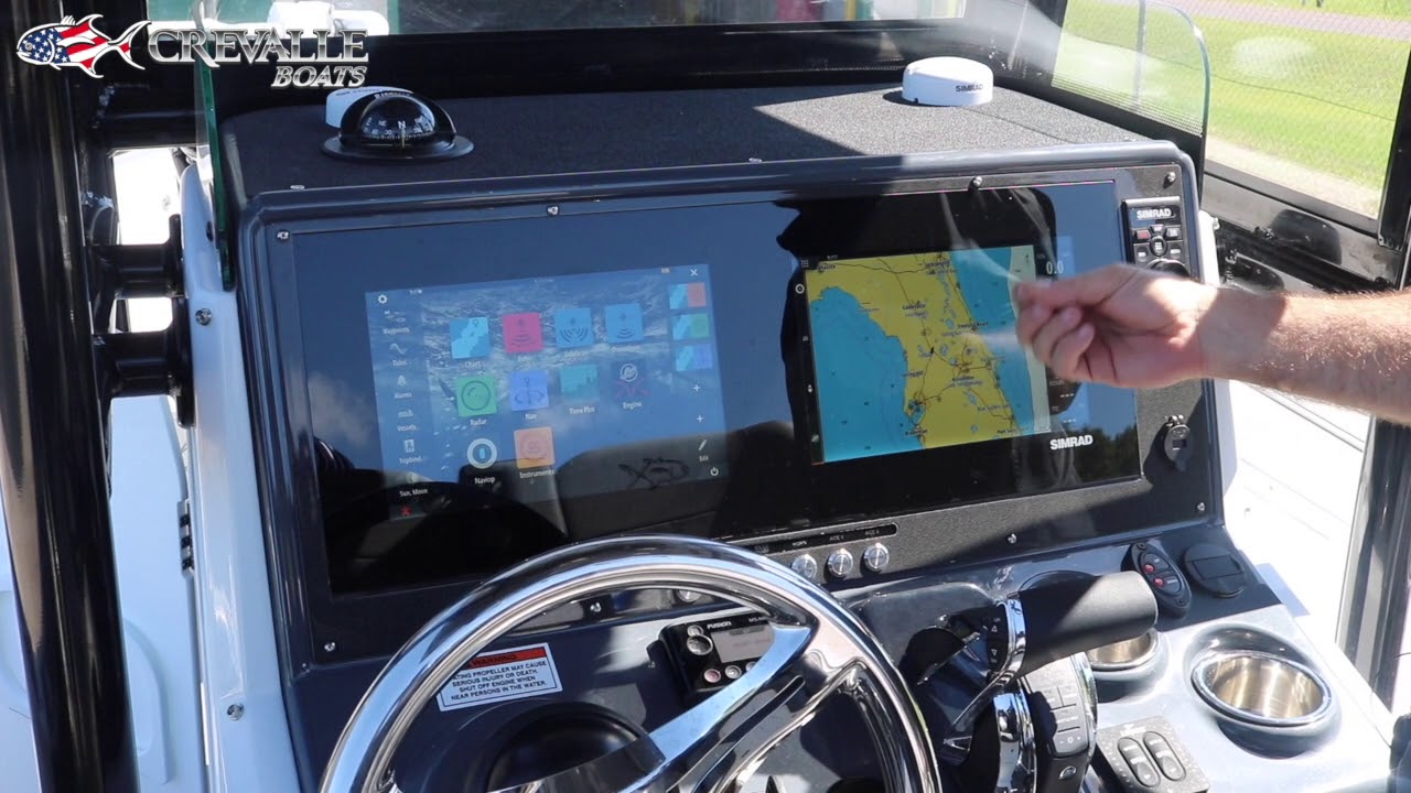 Crevalle Boats with Simrad Showing the New Naviop Integrated ...