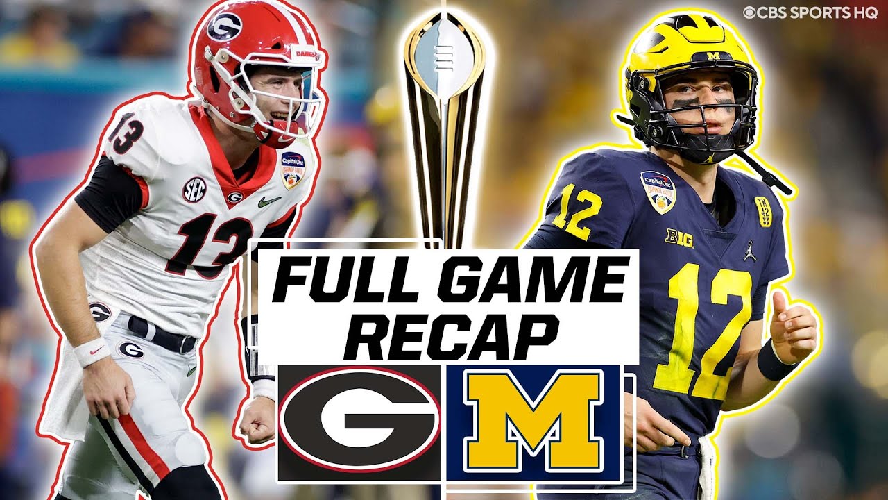 No. 3 Georgia Dominates No. 2 Michigan in CFP Semifinals | CBS Sports ...