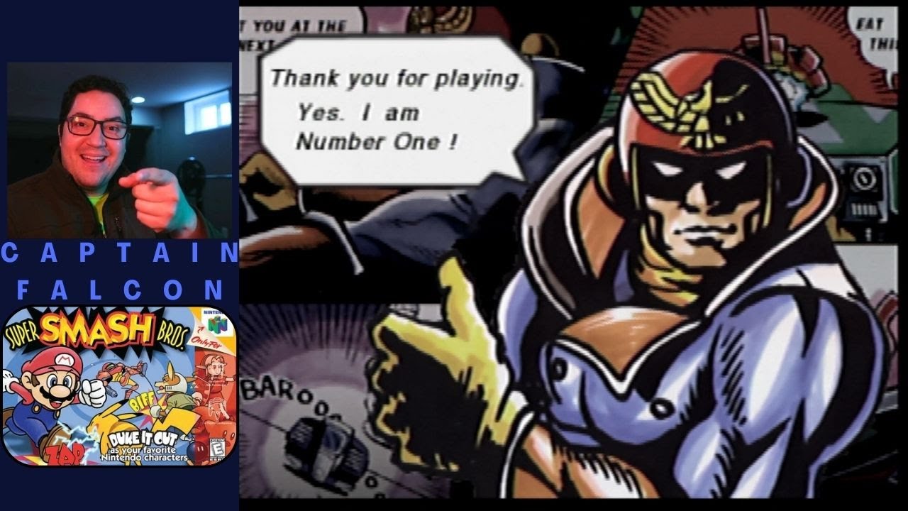 Super Smash Bros 64 | CAPTAIN FALCON | playthrough (game capture ...