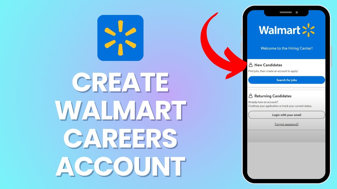 How To Create Walmart Careers Account | Walmart Careers Sign Up 2024 ...