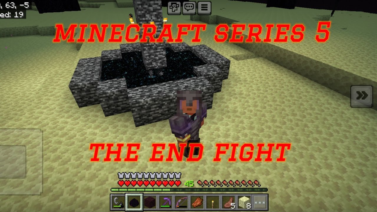 minecraft series 5 the End fight - YouTube