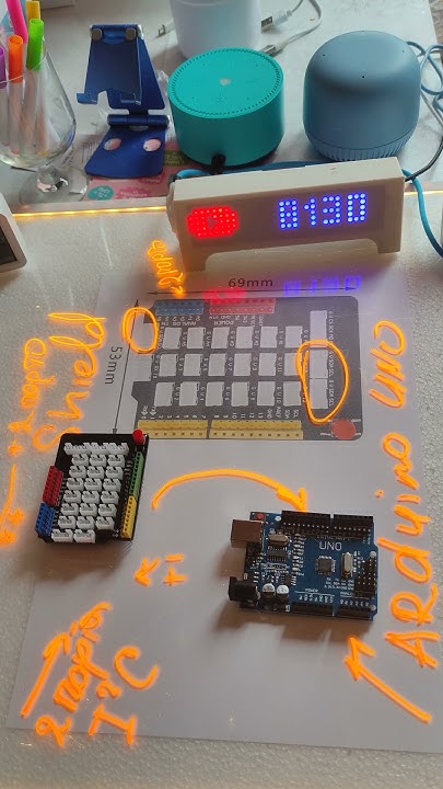Шилд Shield (Плата расширения) с пятью портами I2C для Ардуино Уно ...