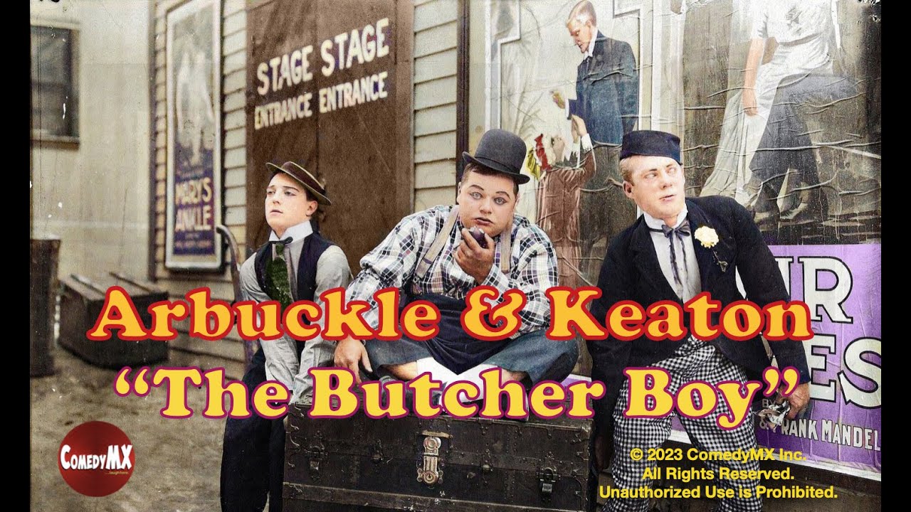 Buster Keaton, Fatty Arbuckle | The Butcher Boy - YouTube