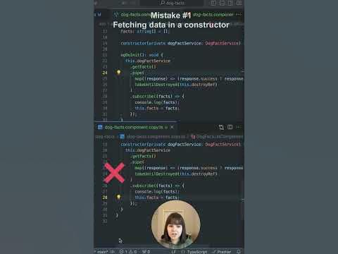 [Part 1] Top 3 Mistakes when Fetching Data with Angular #angular #programming #coding - YouTube