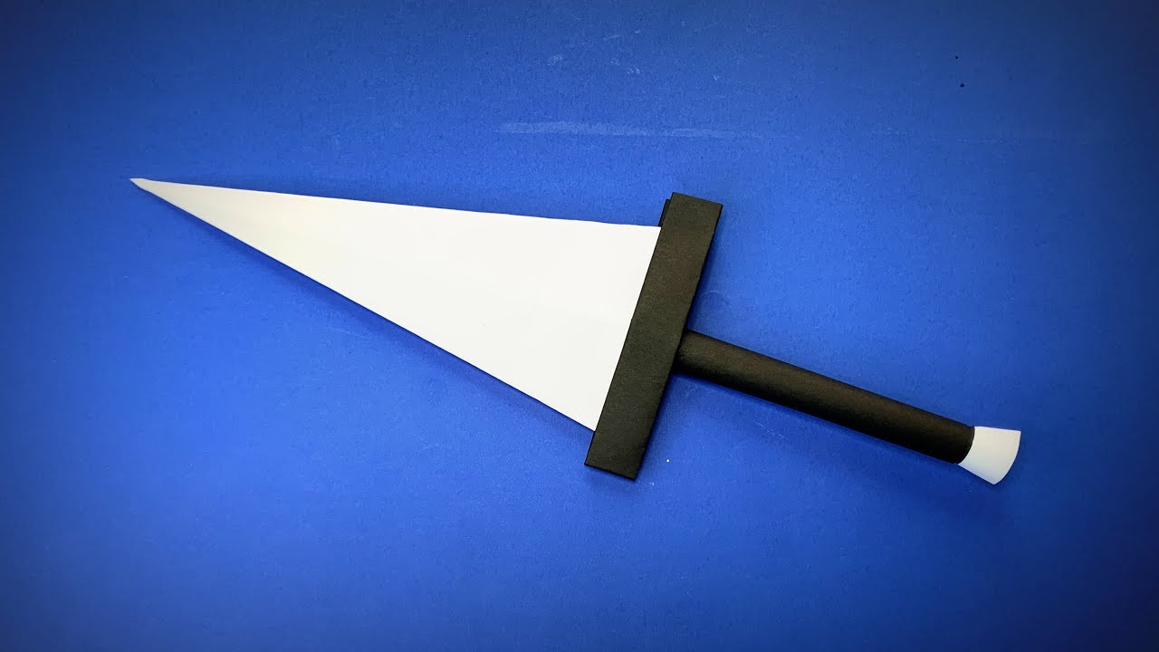 How to Make a Paper Knife | Origami Knife | Origami Dagger | Easy ...