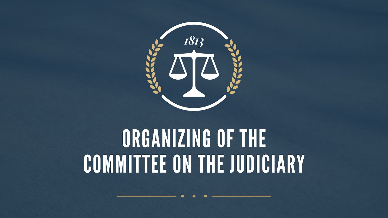 Organizing of the Committee on the Judiciary - YouTube