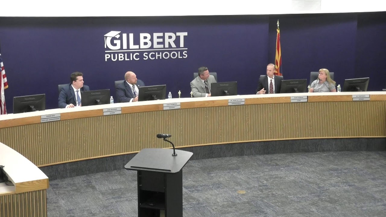 Gilbert Public Schools Board Meeting 3/25/2025 - YouTube
