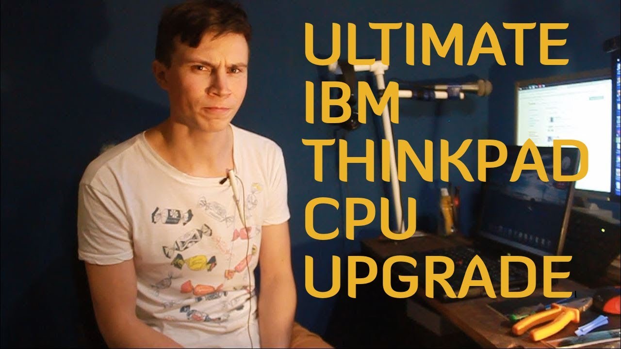 IBM Thinkpad T60 Processor Upgrade Замена процессора - YouTube