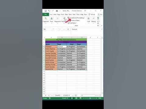 Excel Trick: Color Coded Drop-Down Lists in Excel!! - YouTube