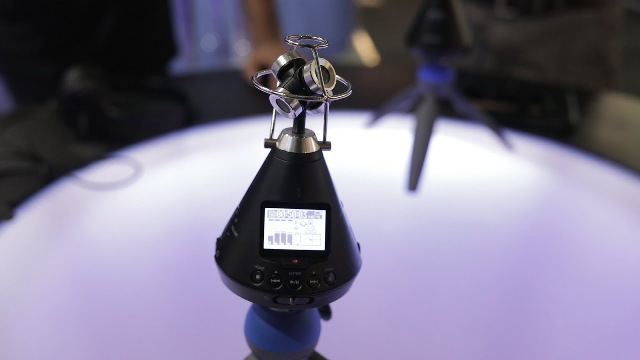 IBC 2018 Zoom H3-VR 360 Degree Audio Recorder - YouTube
