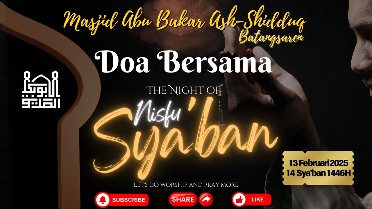 DOA BERSAMA MALAM NISFU SYA'BAN #gusiqdham #gusbaha #quotes - YouTube