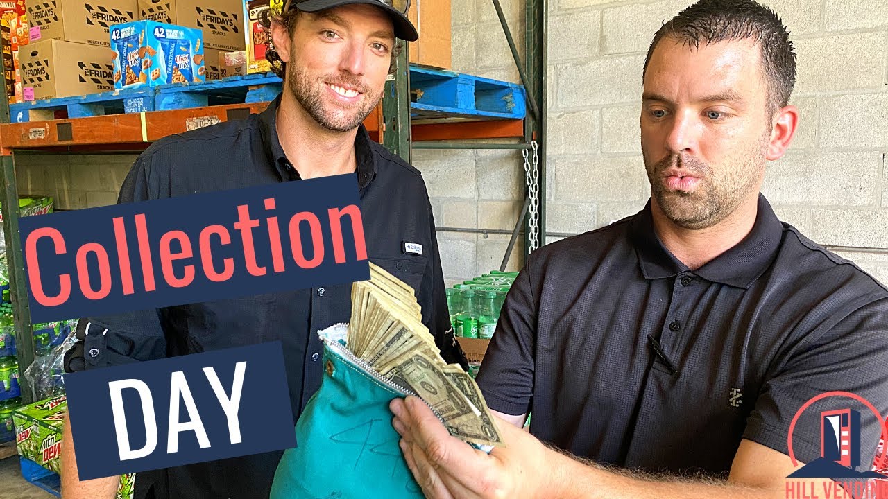 Collecting Money From 2 Vending Machines! - YouTube