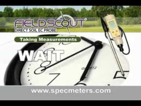 Spectrum: FieldScout Direct Soil EC Meter (Turf Demo) - YouTube