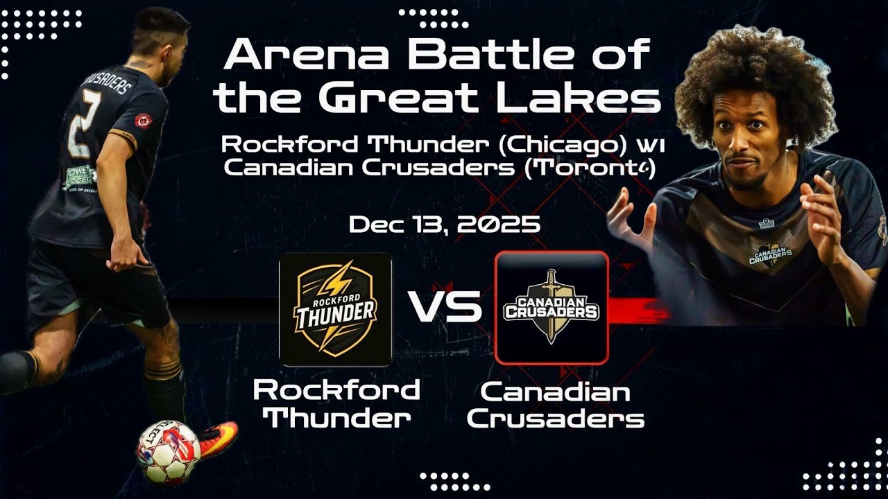Enter the Arena. Pro Indoor Showdown. Rockford Thunder Vs. Canadian ...