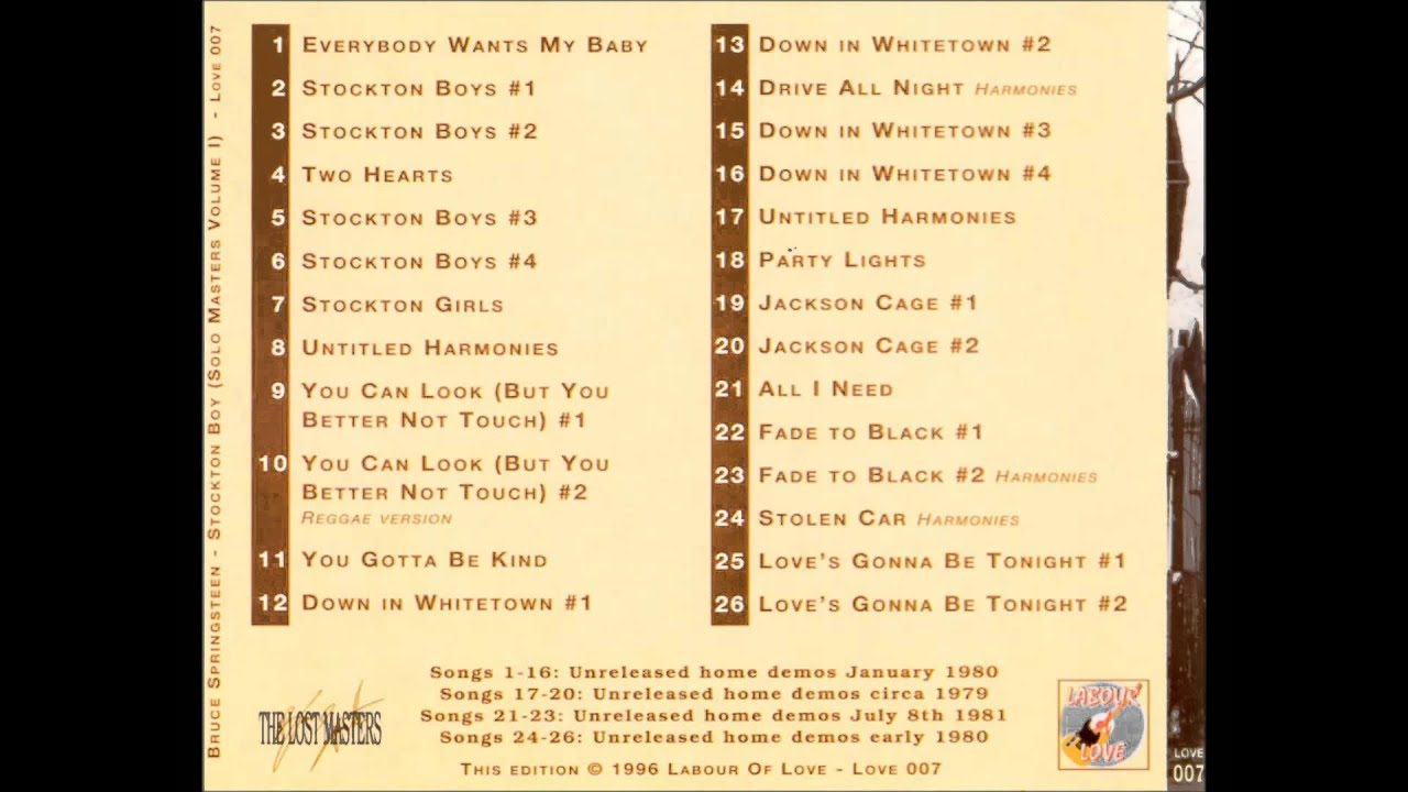 Bruce Springsteen Two Hearts - YouTube