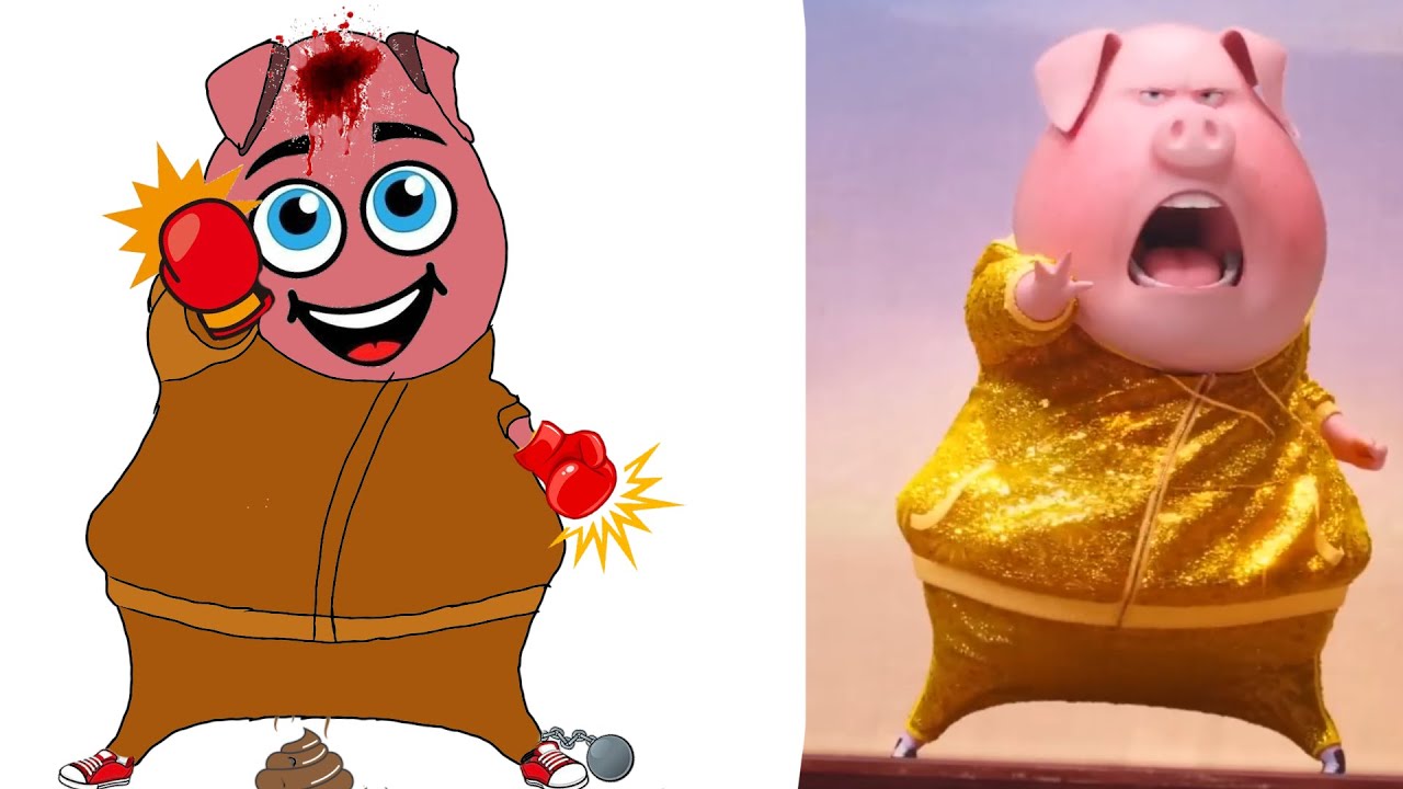 Sing Movie All Animal Audition Tryouts Funny Drawing Meme | Funny ...