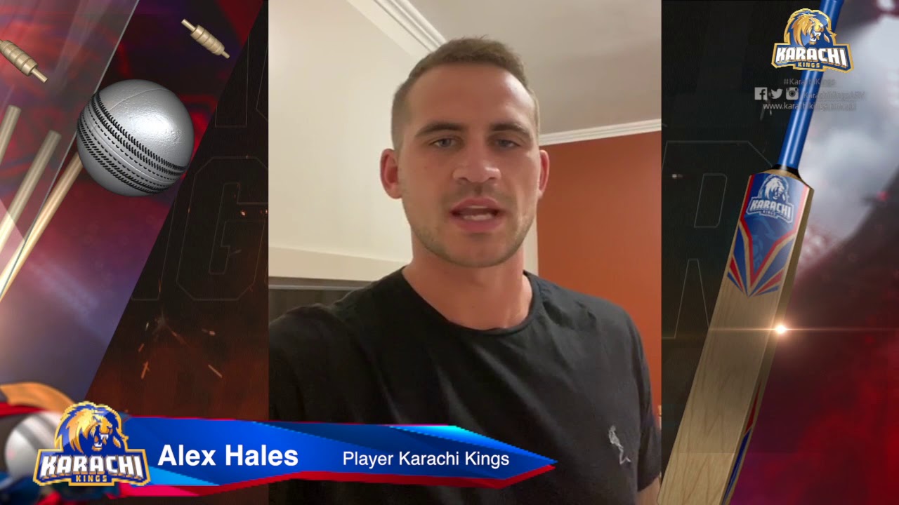 Alex Hales | Special Message | HBL PSL V | Karachi Kings 🦁 - YouTube