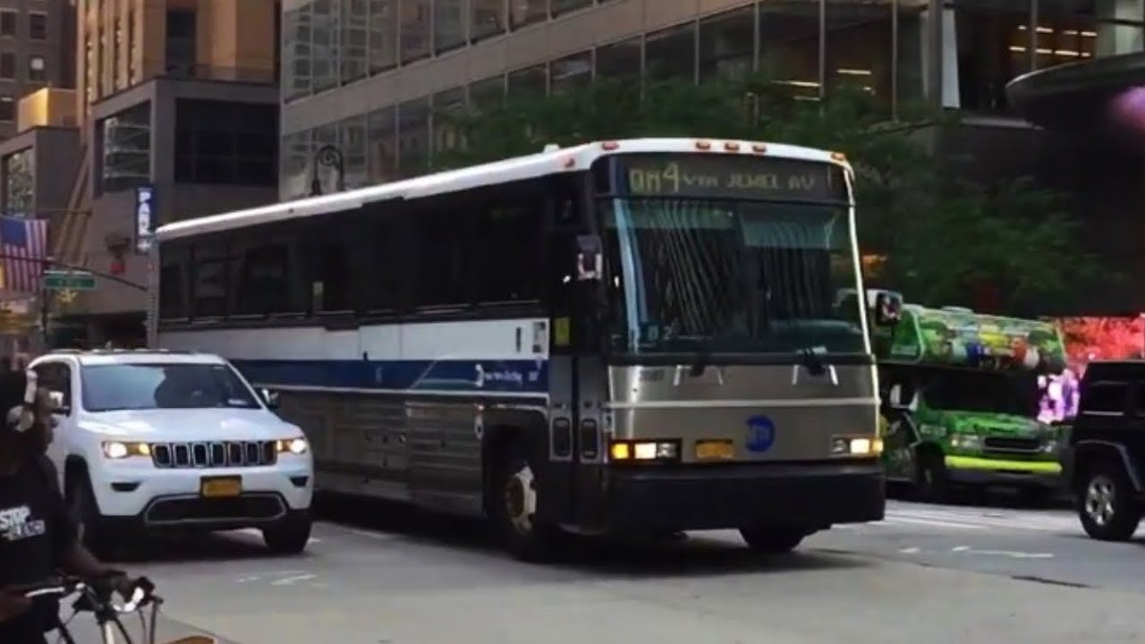 MTA Bus: 2002 MCI D4500 Commuter Coach #2897 on the (QM4) on 6th Avenue ...