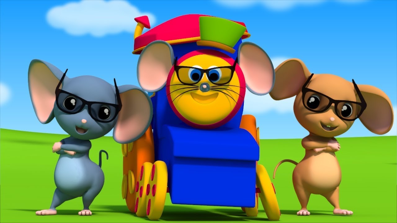 Three Blind Mice & Bob the Train | 1-Hour Adventure of Fun Songs for ...