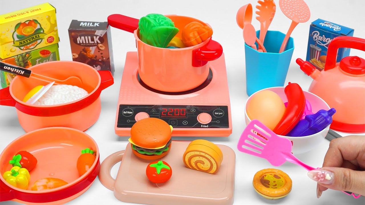Ultimate Kitchen Utensils , Satisfying Unboxing Colorful Cooking Toy ...