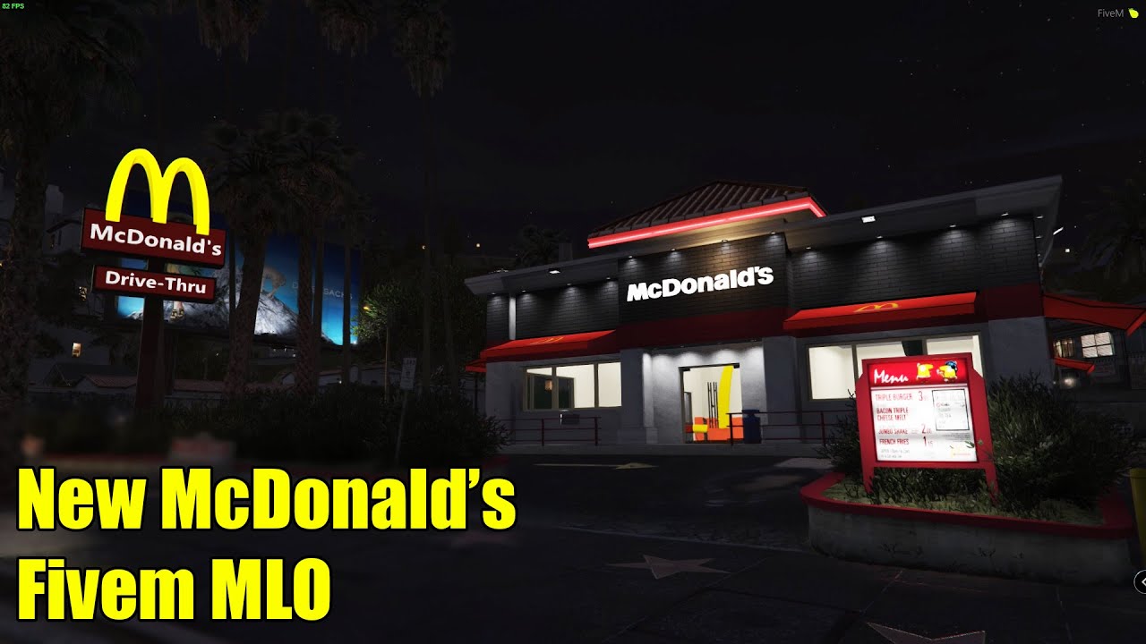 McDonald's MLO #2 | Fivem Custom MLO | GTA 5 - YouTube