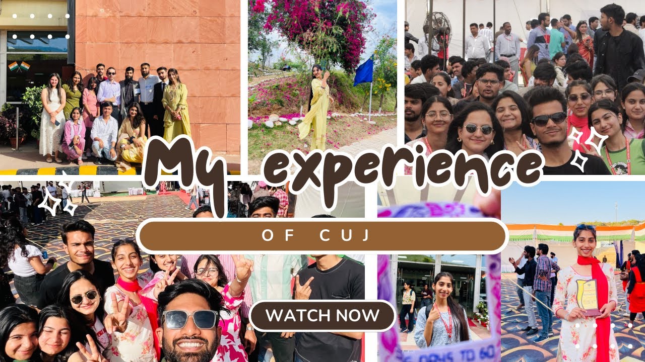 My experience of cuj as 3rd year student / suggestions for new comers ...