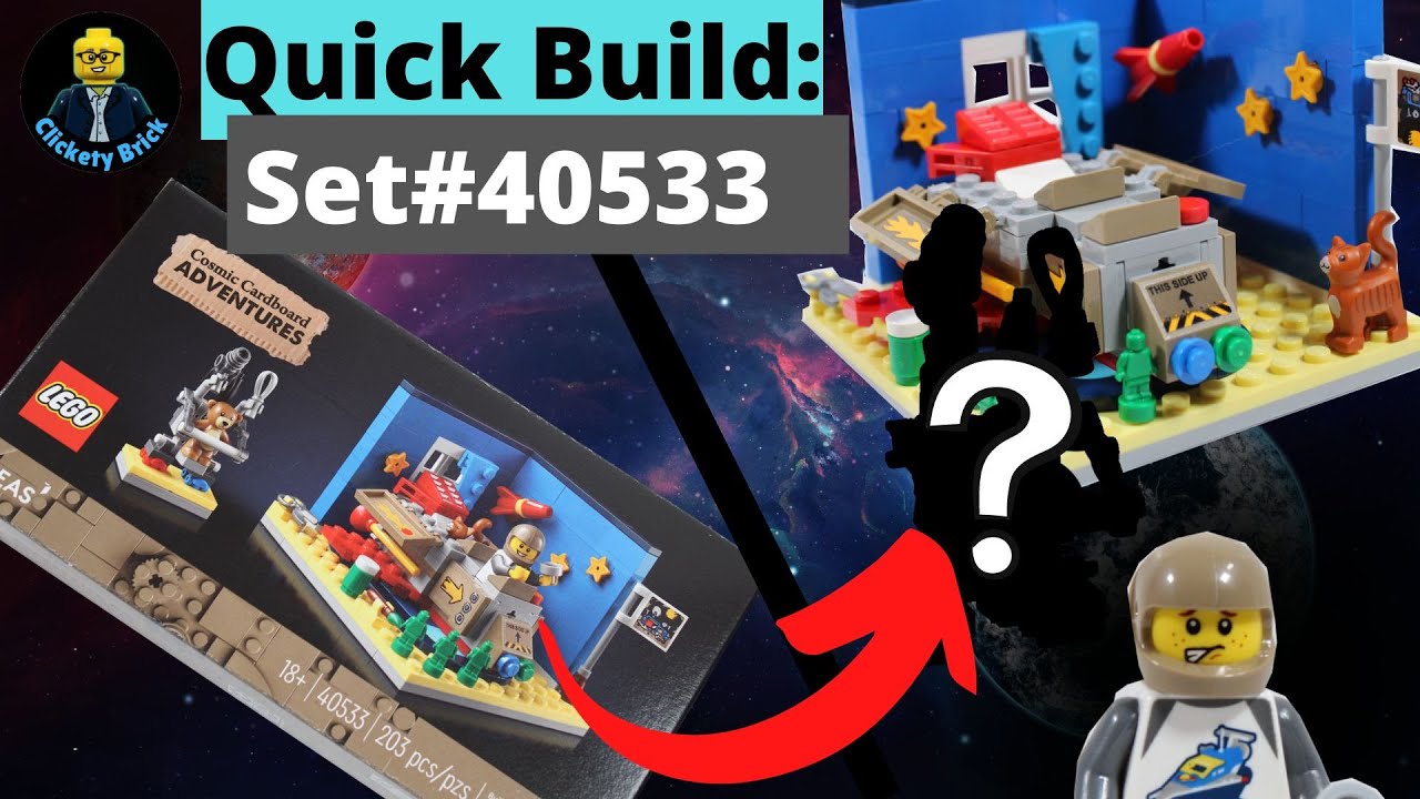 Lego Quick Build: Ideas - Cosmic Cardboard Adventures Set # 40533 - YouTube