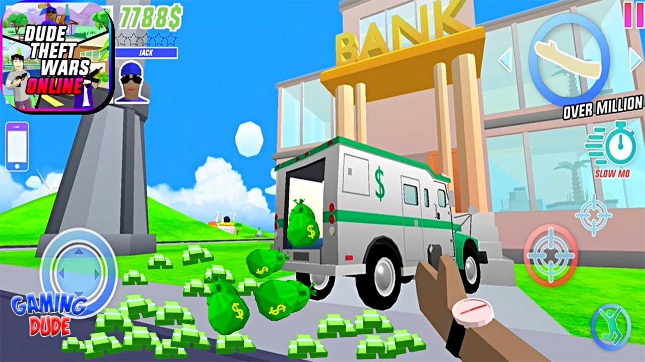 Dude Theft Wars Open World Sandbox - New BANK CAR Money Episode ...