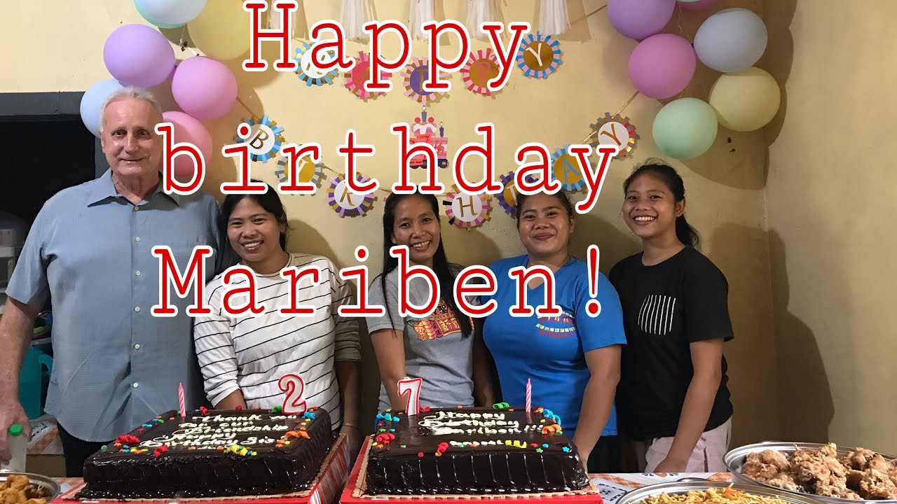 Mariben's 27th Birthday | They Wished For Her To Get Married😂 - YouTube