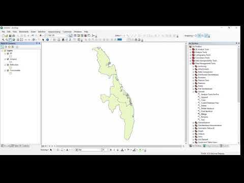 Introduction to ArcGIS 05 (Geoprocessing tools - Clip, Merge, Buffer) - YouTube