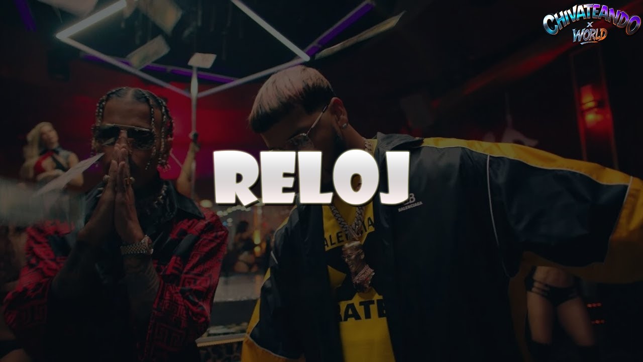 Rauw Alejandro, Anuel AA - Reloj (Lyrics) - YouTube