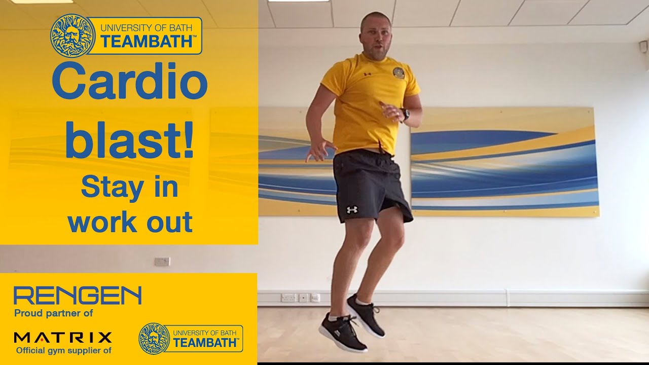 Home workout - cardio blast - YouTube